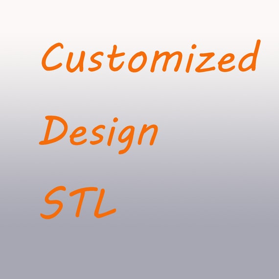 Customized Design STL File Download STL File for 3D Model for | Etsy