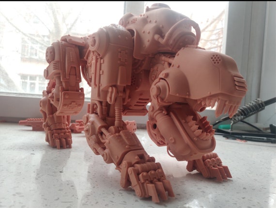 Robot Dog Split STL 3D Model Print - Etsy