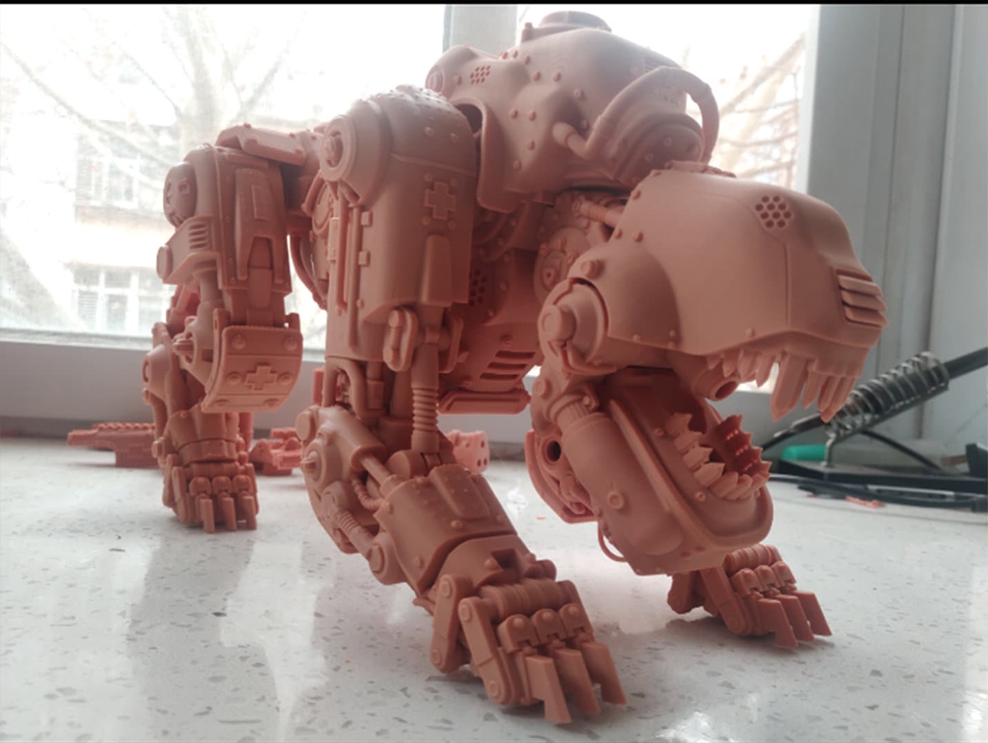 Robot Dog Split STL 3D Model Print - Etsy