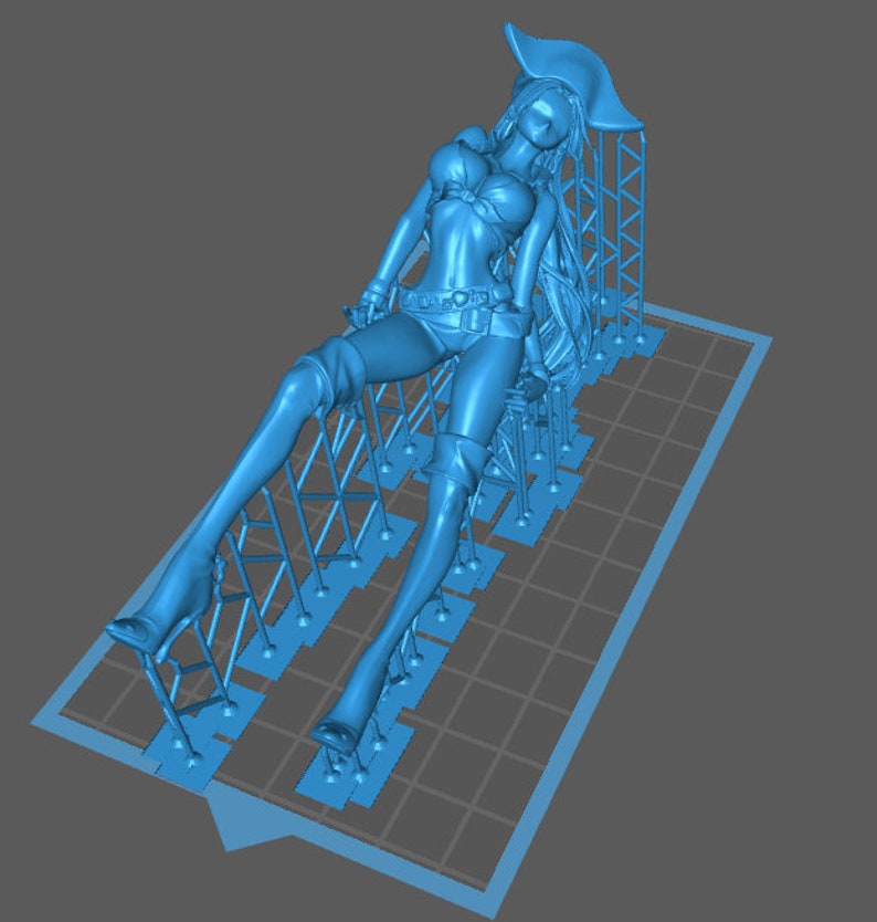 Sexy One Piece Boa Hancock Stl 3d Model Print Etsy