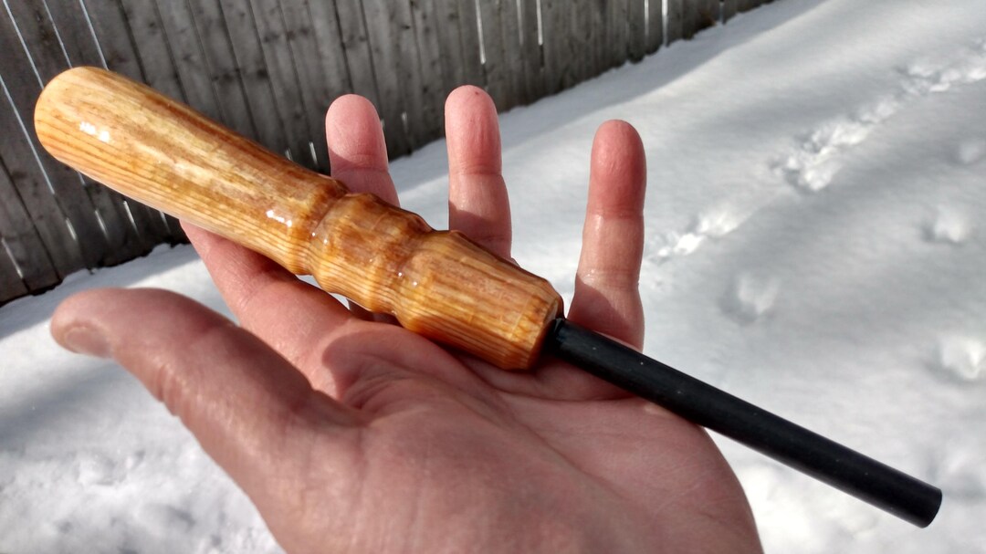 Hand Turned Fatwood Ferro Rod: High Octane Red Pine Handle - Etsy