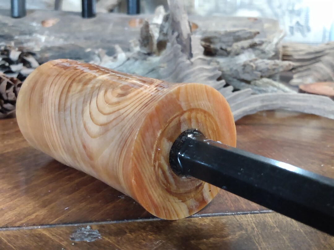 Cross Grain Fatwood Ferro Rod MI GOLD High Octane Red Pine. Bushcraft 5 ...