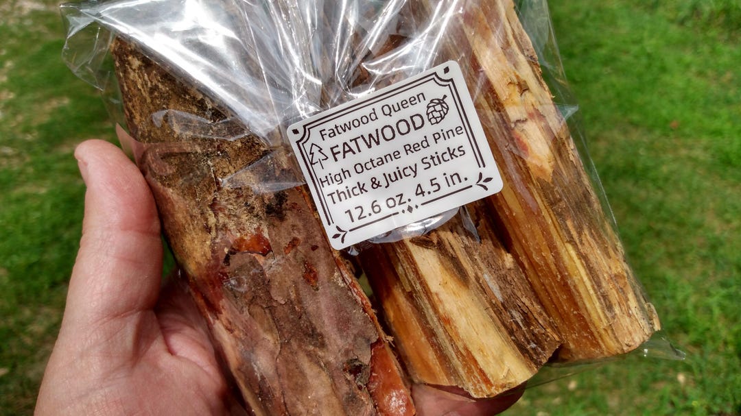 Red Pine Fatwood Sticks: Natural Fire Starter, Wood Craft Supply - Etsy