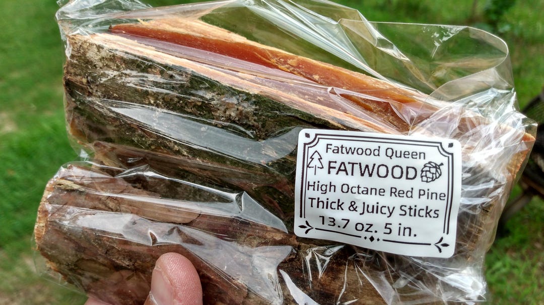 Red Pine Fatwood Sticks: Fire Starter, Wood Craft Supply - Etsy