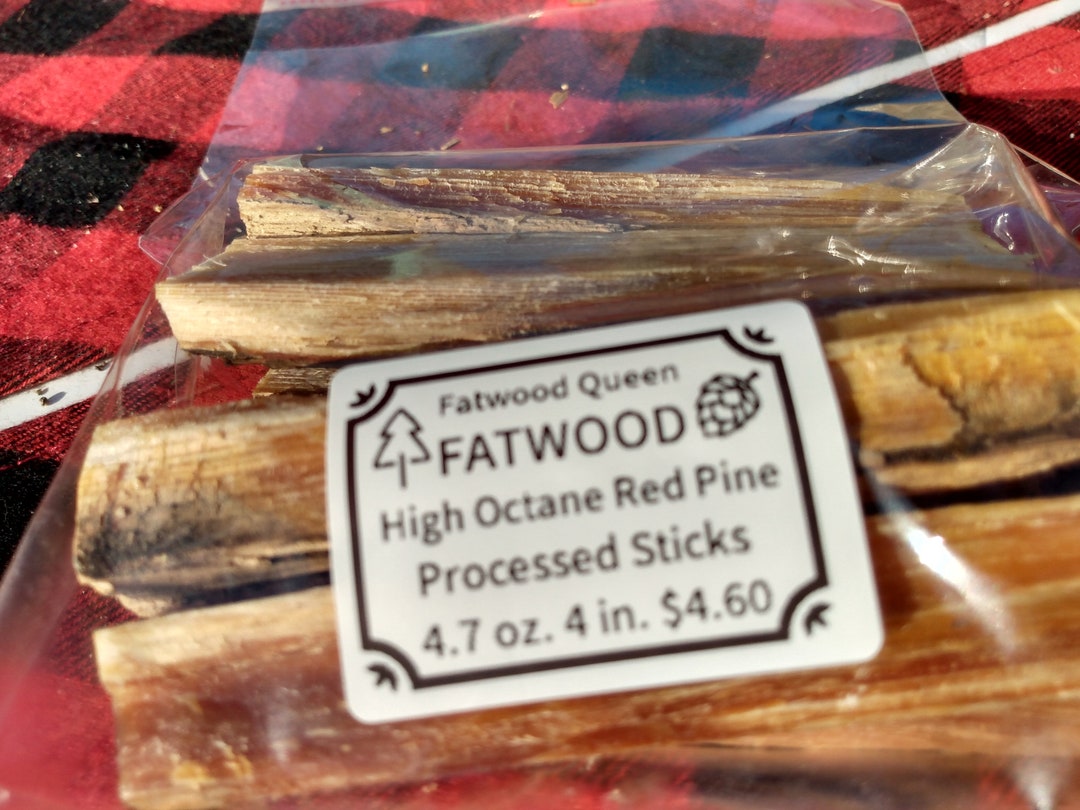 Rich Red Pine Fatwood Sticks Processed for Fire Making Fire - Etsy