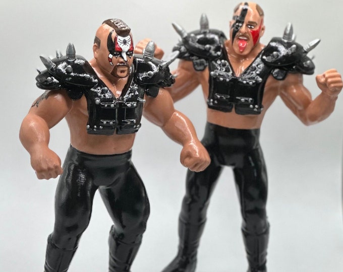 The Road Warriors Animal & Hawk W/ Pads LOD WWF Ljn Inspired XOX Custom ...