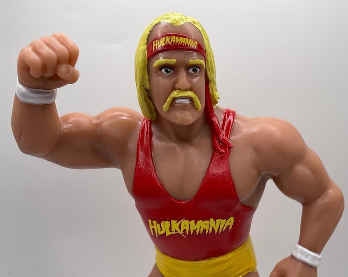 Hulk Hogan Black Card Series WWF LJN Inspired XOX Custom Rubber Type ...