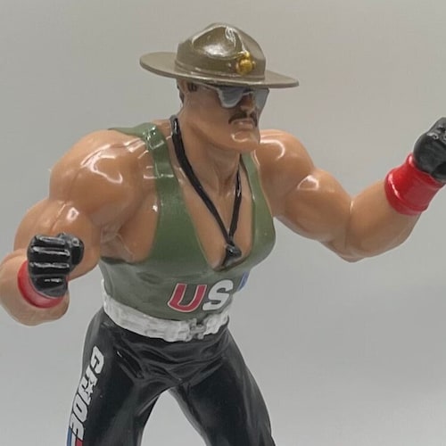 Sgt. Slaughter WWF LJN Inspired XOX Custom Rubber Type Full - Etsy