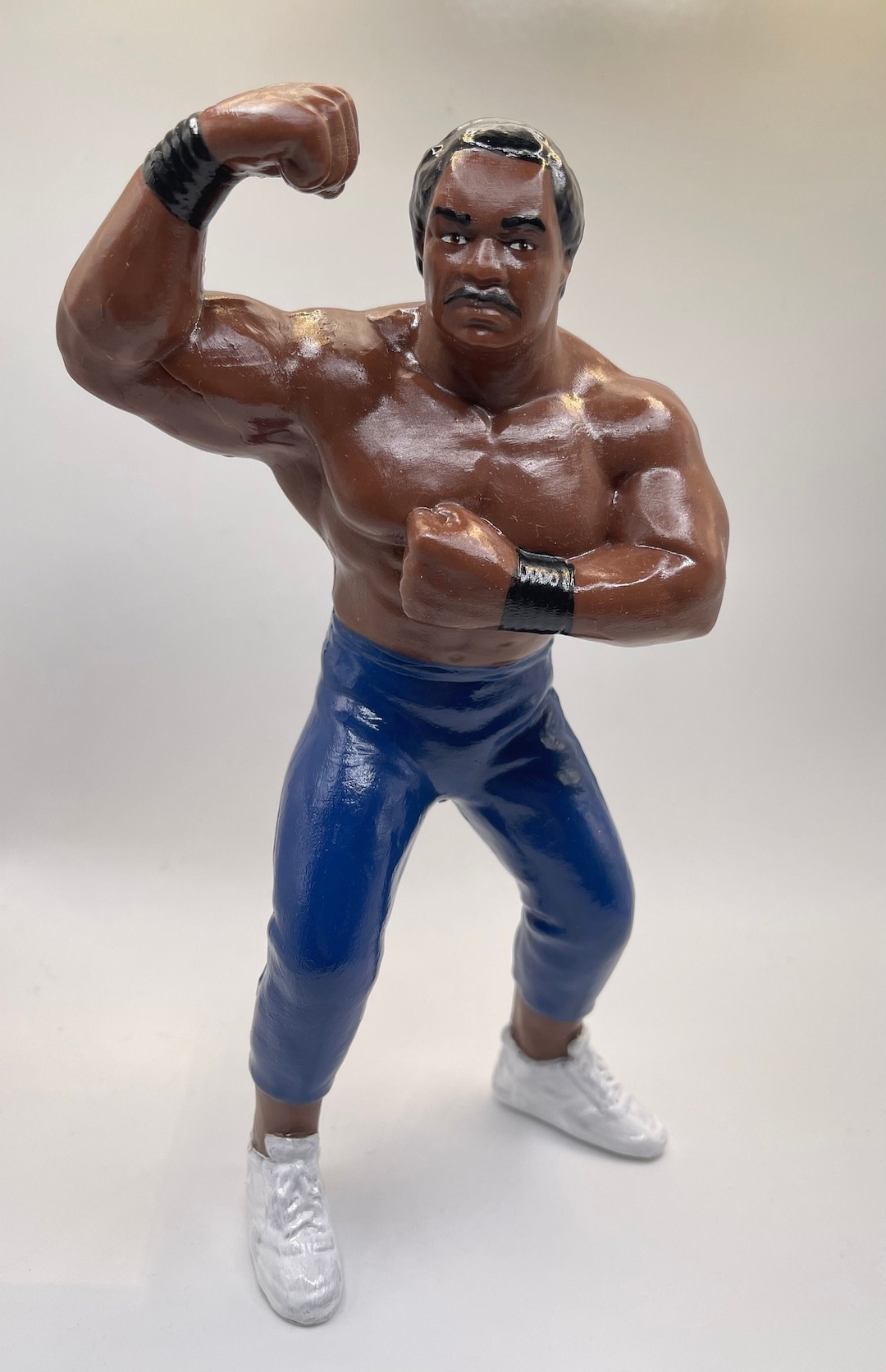 Ron Simmons WCW WWF Ljn Inspired XOX Custom Rubber Type Full Size 8 ...
