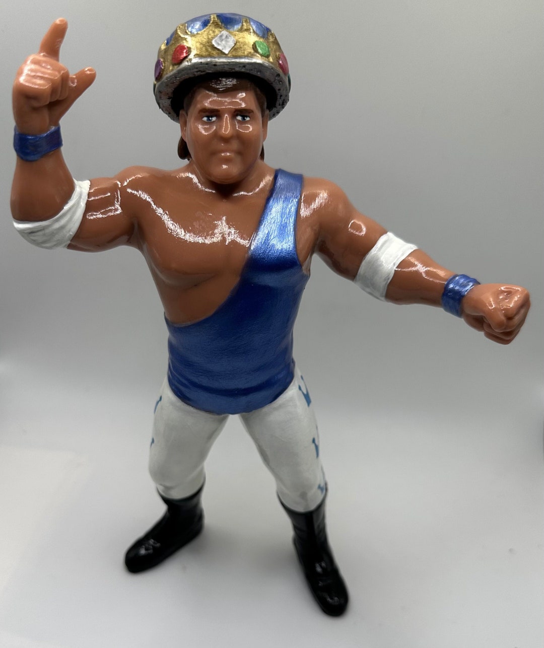 Jerry the King Lawler WWF LJN Inspired XOX Custom Rubber Type Full Size ...