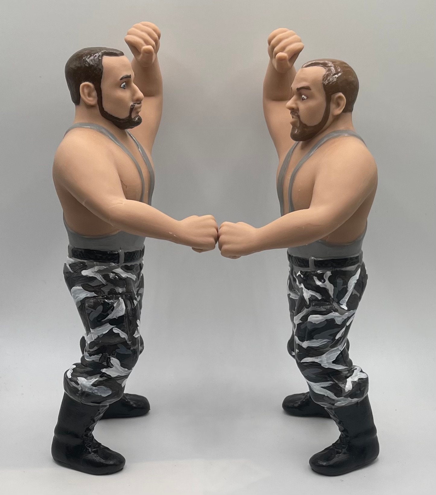 The Bushwhackers Butch & Luke WWF LJN Inspired XOX Custom Rubber Full ...