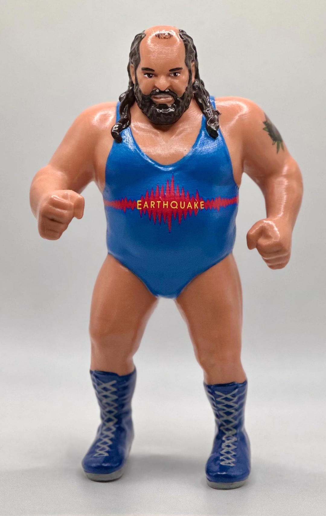 Earthquake WWF LJN Inspired XOX Custom Rubber Type Full Size 8" Figure ...