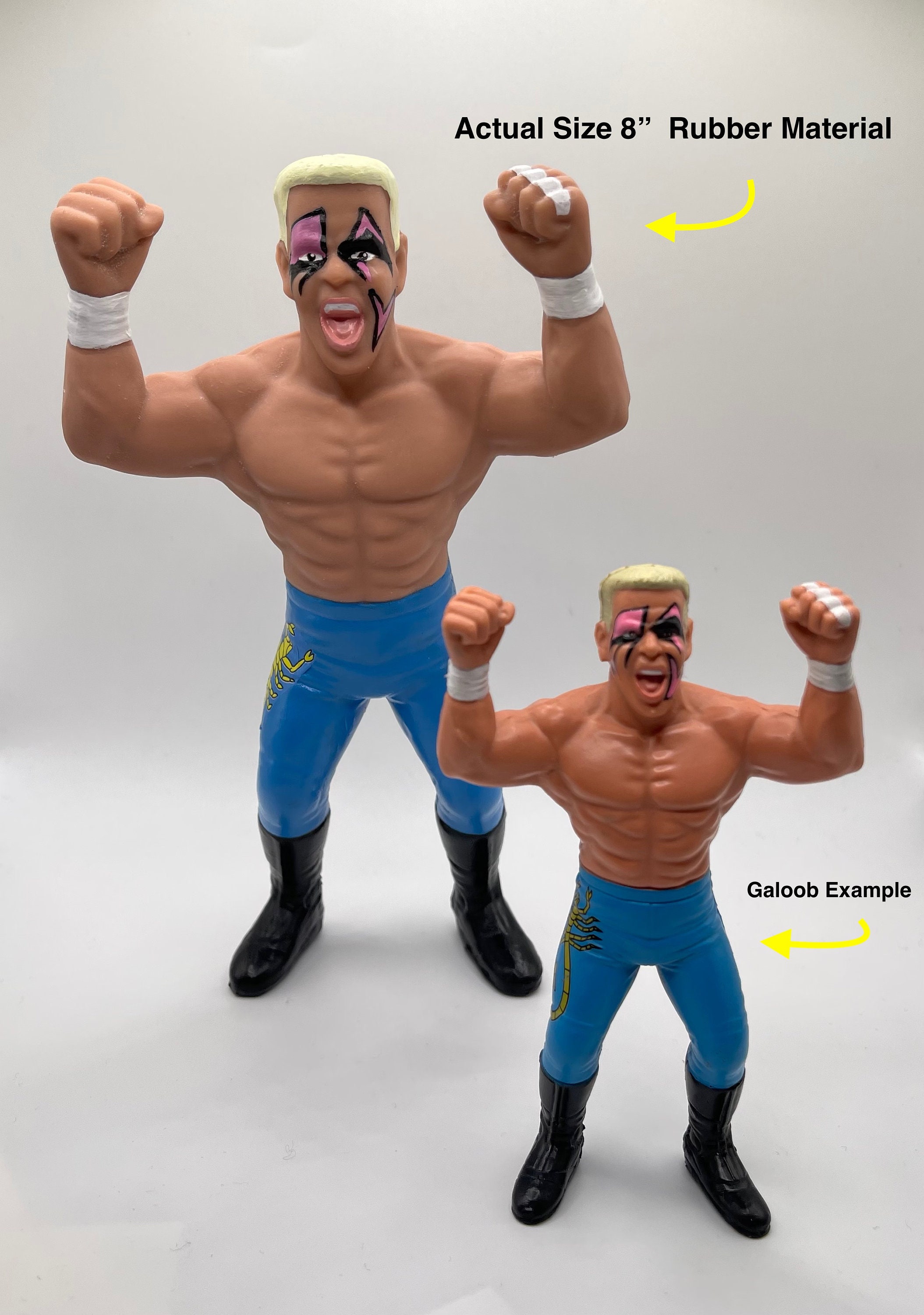 Sting WWF LJN Inspired XOX Custom Rubber Type Full Size - Etsy