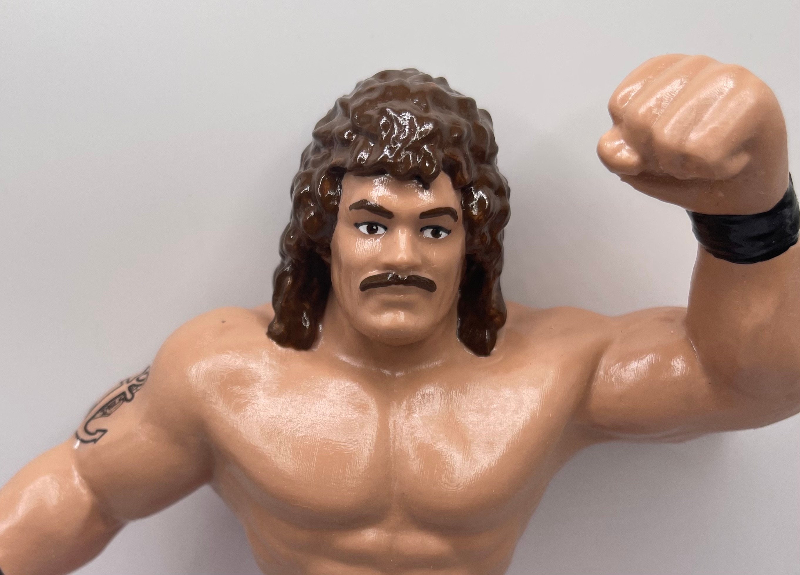 Rick Rude V2 WWF LJN Inspired XOX Custom Rubber Type Full - Etsy