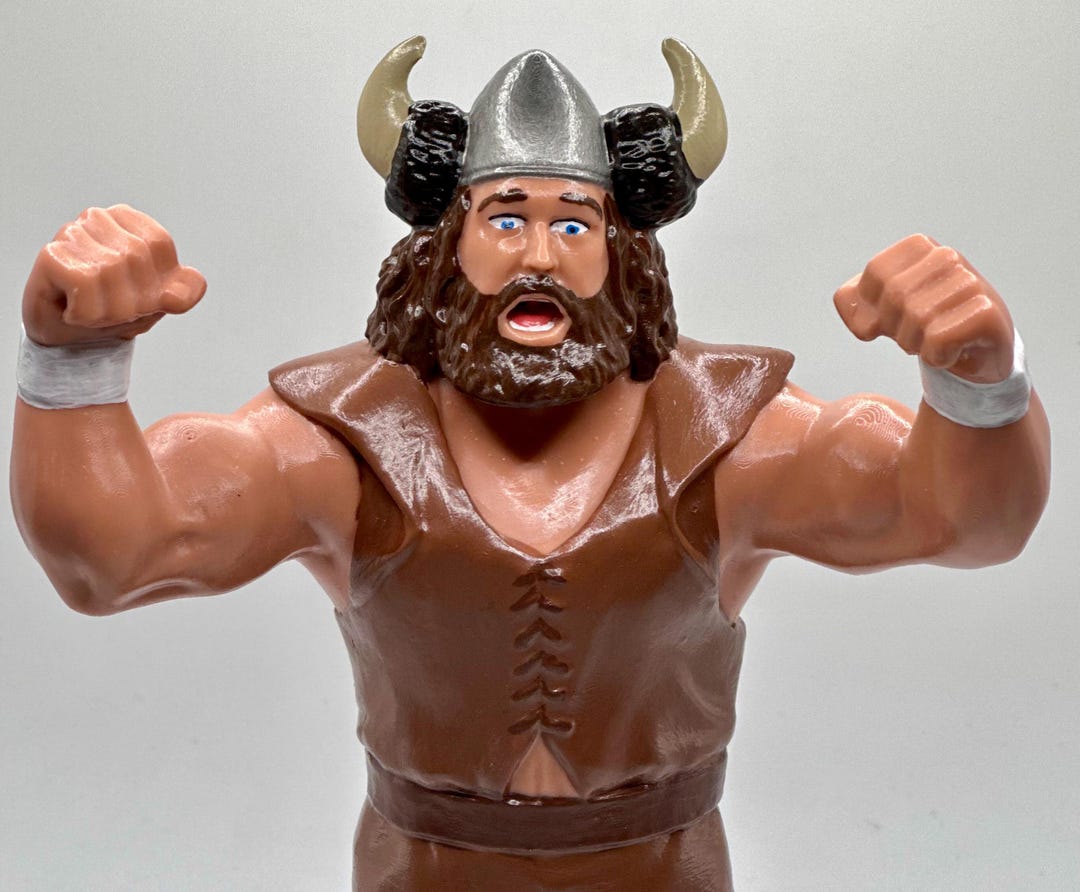 Berzerker WWF LJN Inspired XOX Custom Rubber Type Full Size 8" Figure ...