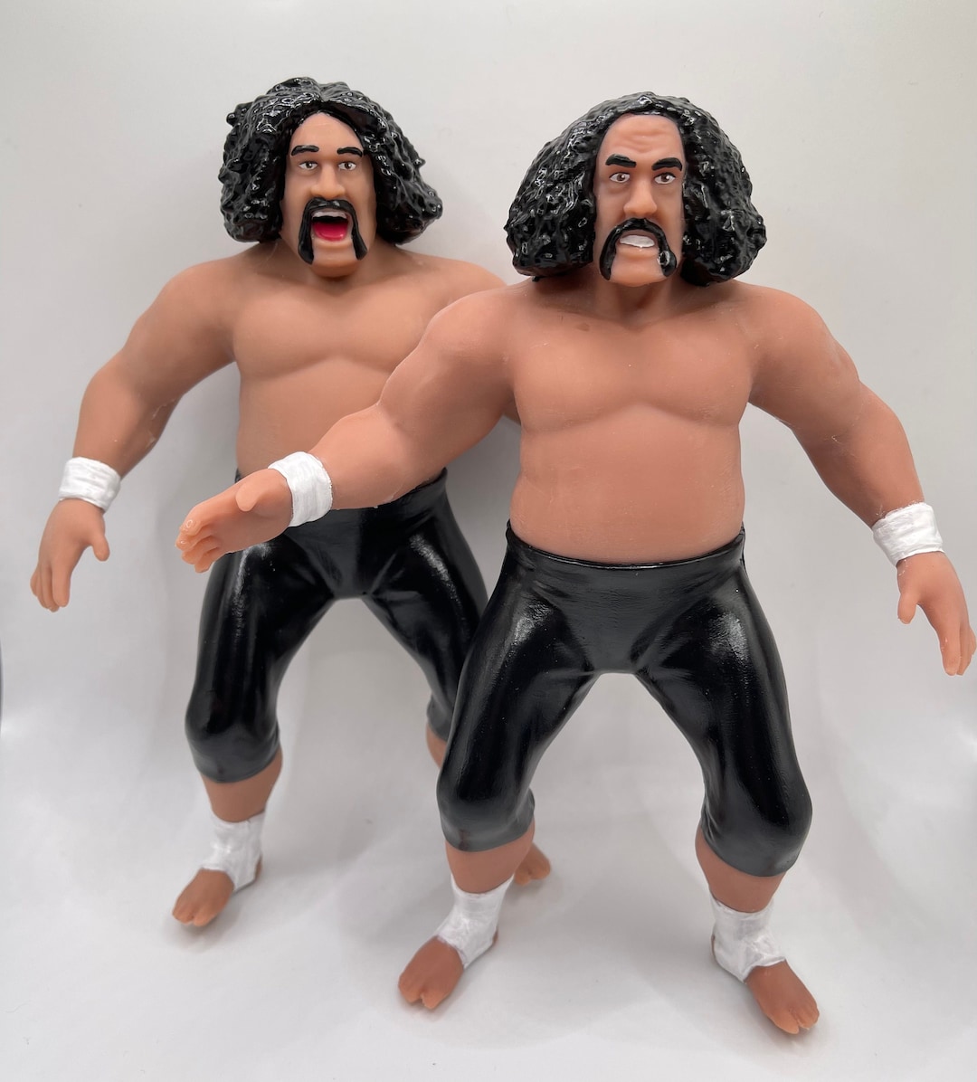 The Wild Samoans Afa & Sika WWF Ljn Inspired XOX Custom Rubber Full ...