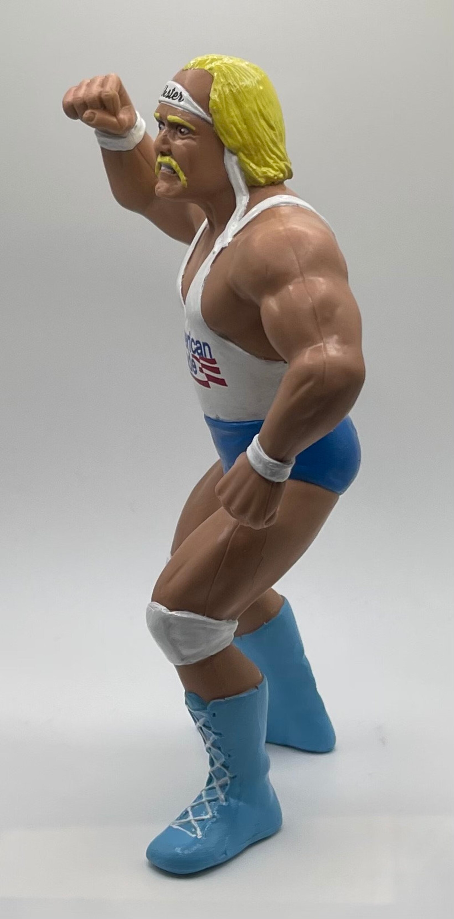 Hulk Hogan American Made WWF LJN Inspired XOX Custom Rubber Type Full ...