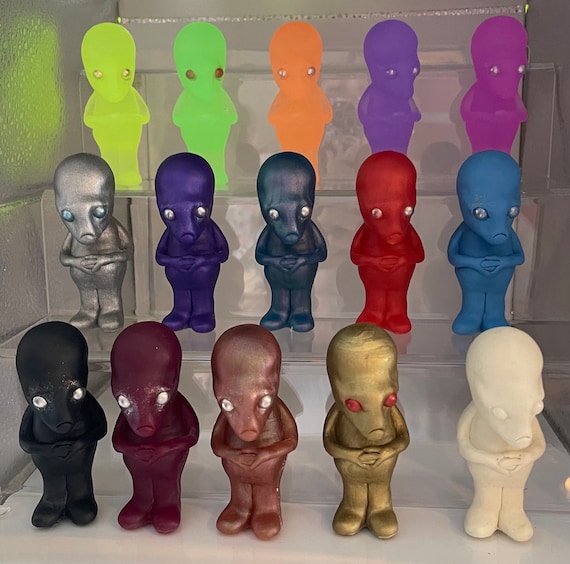 Lumpy the Alien XOX Custom Hand Sculpted Figure - Etsy