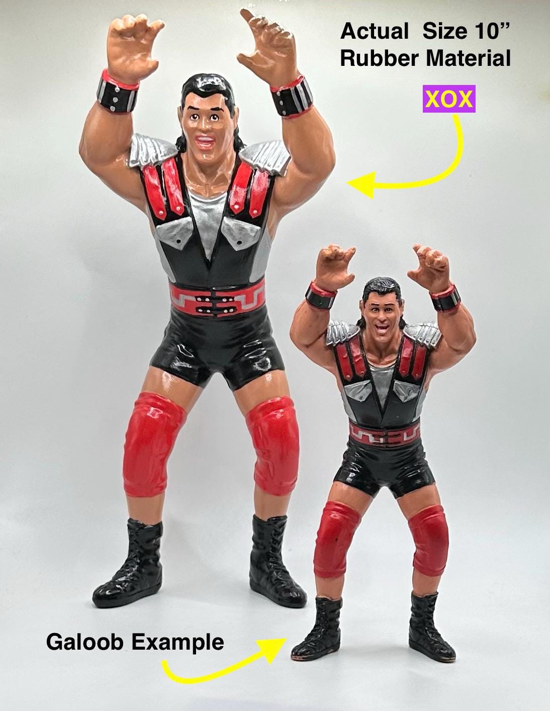 El Gigante WCW WWF Ljn Inspired XOX Custom Rubber Type Full Size 10 ...