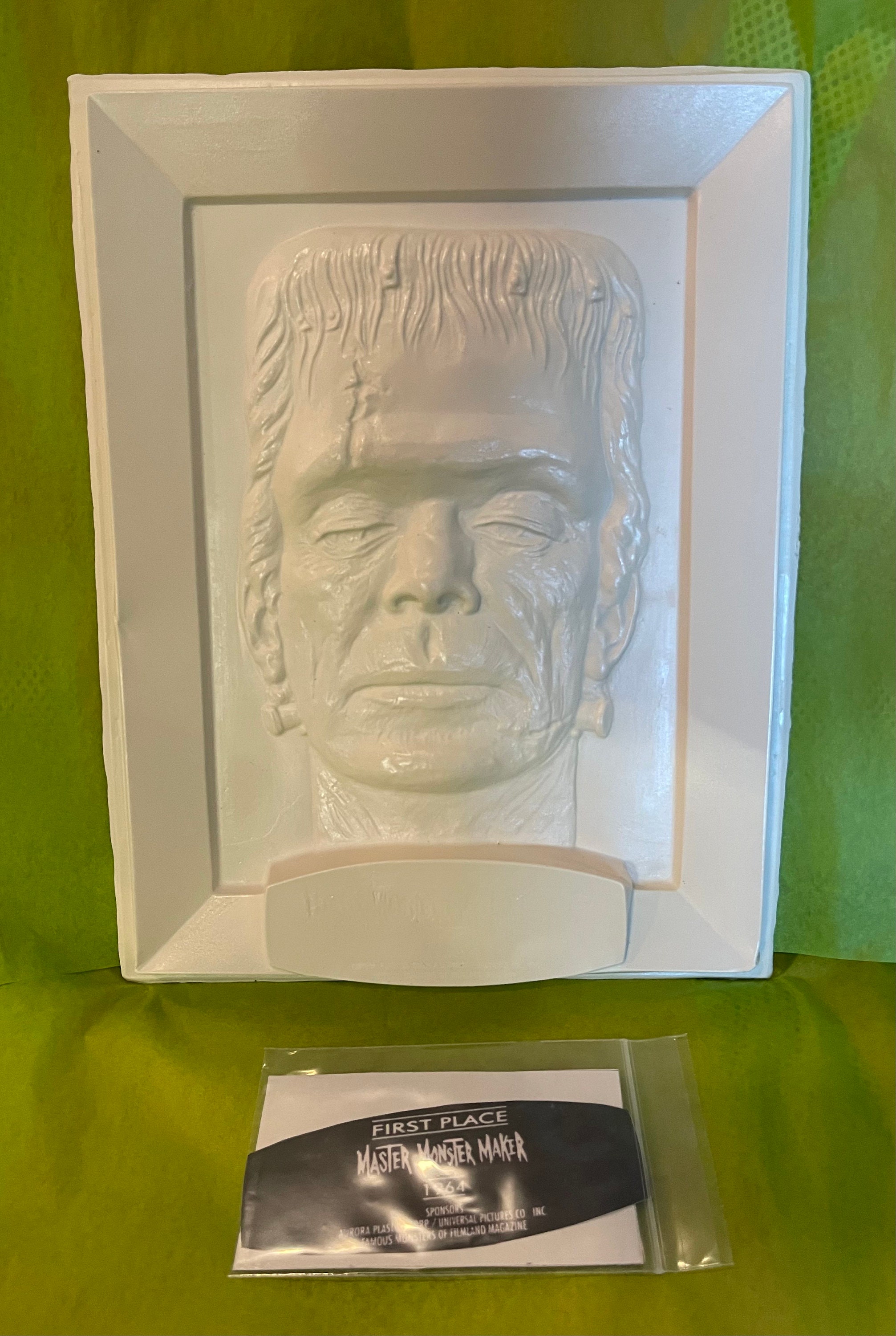 Aurora Master Monster Maker Model Plaque Inspired 12"5x10" Repro Solid ...