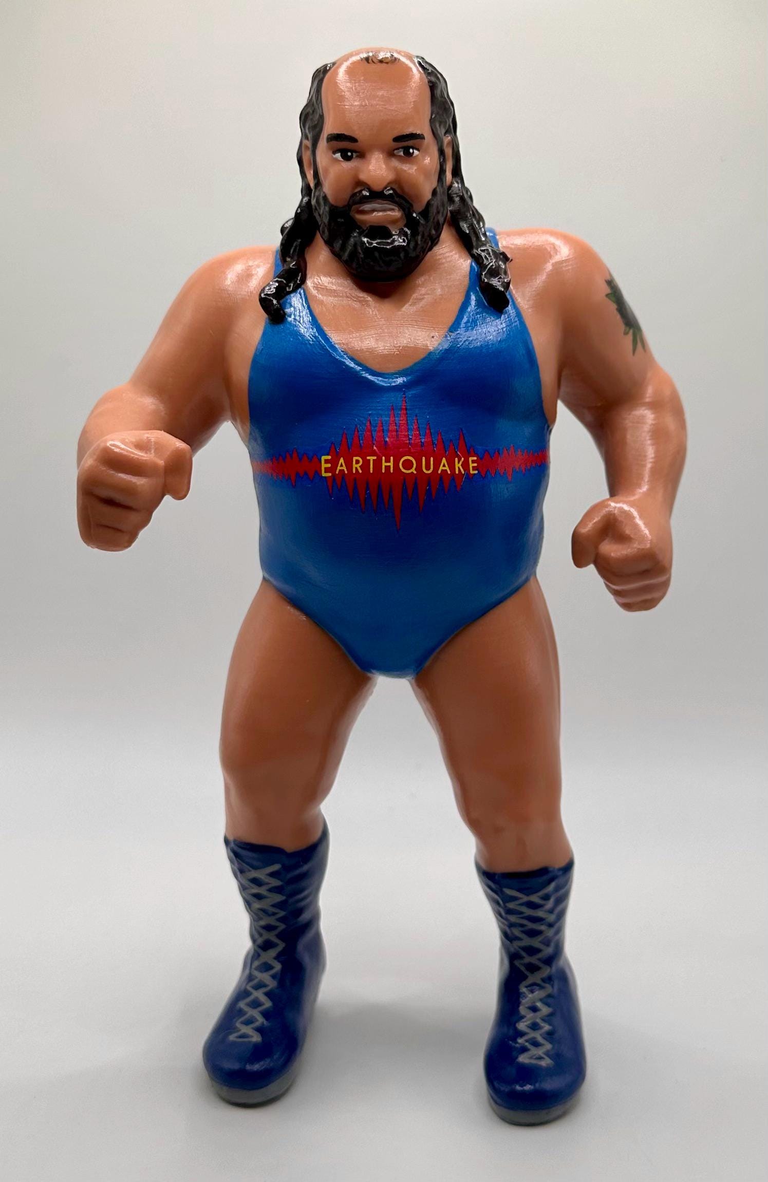 Earthquake WWF LJN Inspired XOX Custom Rubber Type Full Size 8" Figure ...