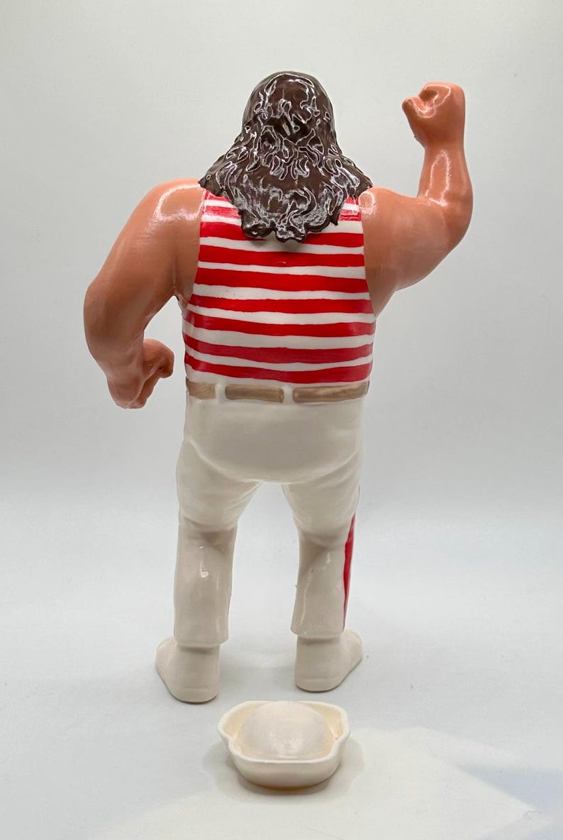 Tugboat WWF LJN Inspired XOX Custom Rubber Type Full Size 8" Figure ...