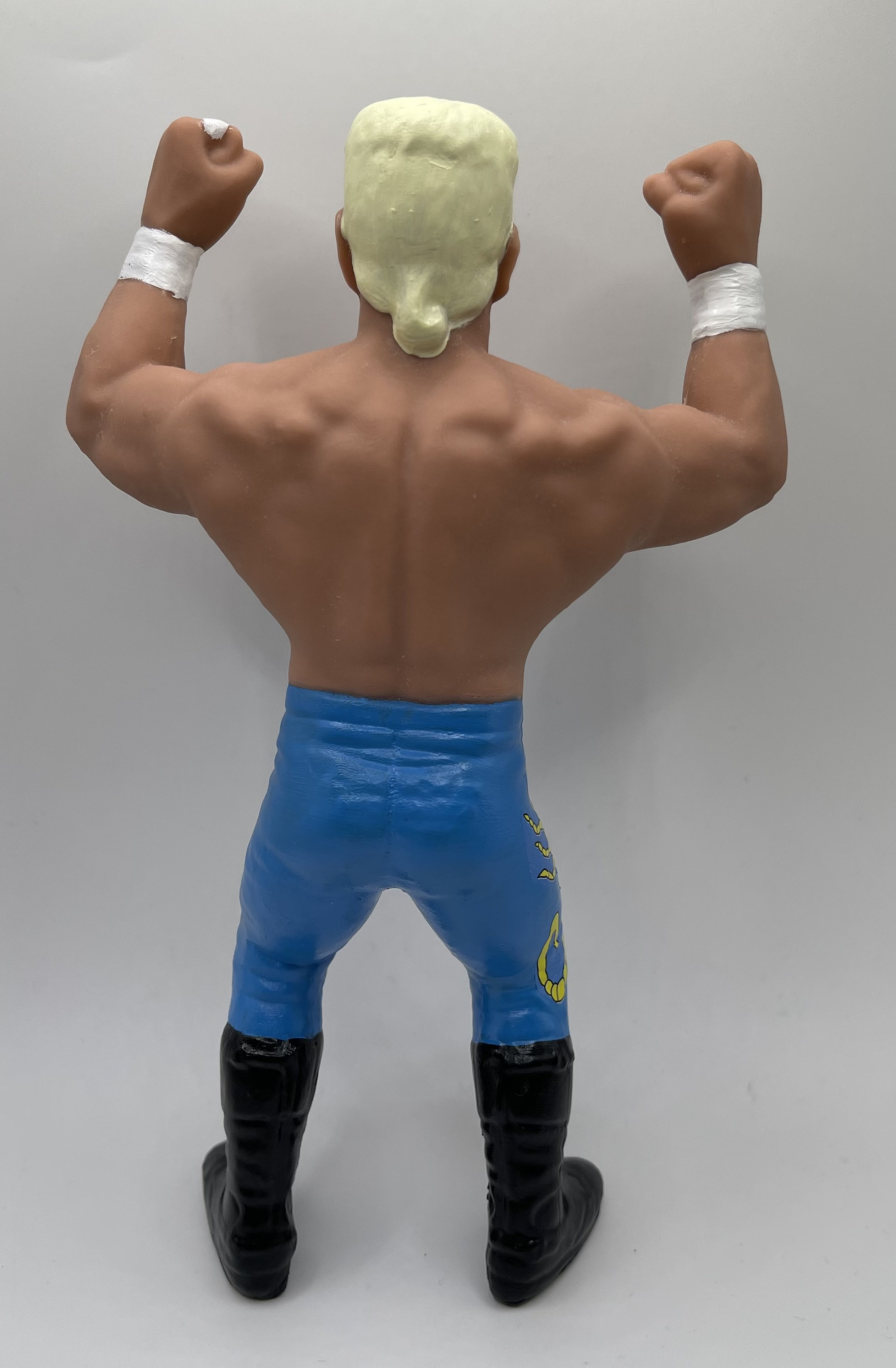 Sting WWF LJN Inspired XOX Custom Rubber Type Full Size 8" Figure Ready ...