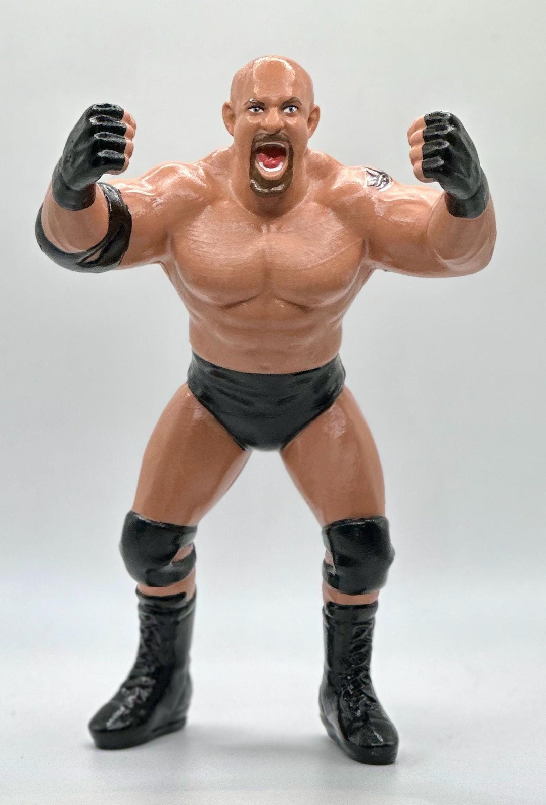 Goldberg WWF LJN Inspired XOX Custom Rubber Type Full Size 8" Figure ...