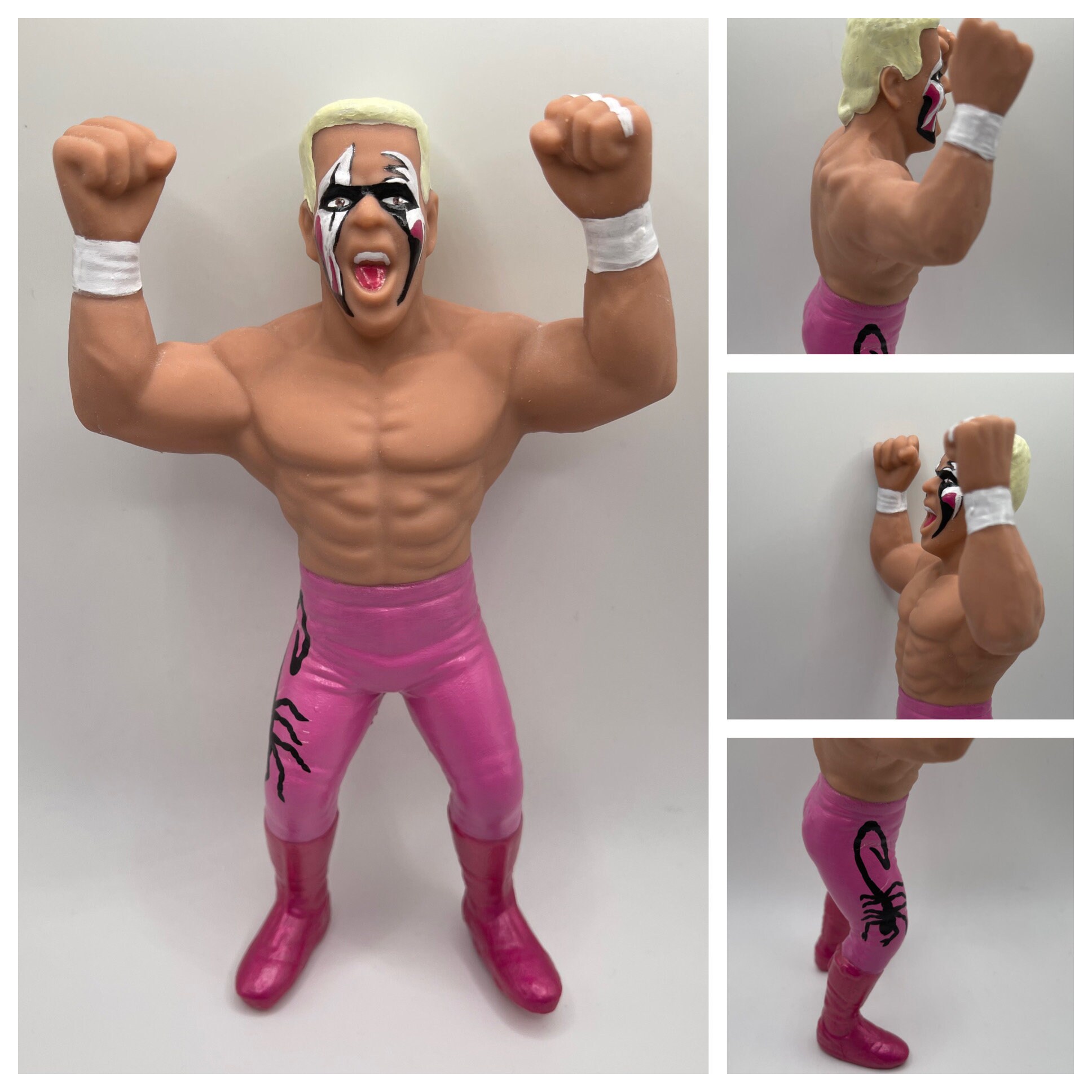 Sting WWF LJN Inspired XOX Custom Rubber Type Full Size - Etsy