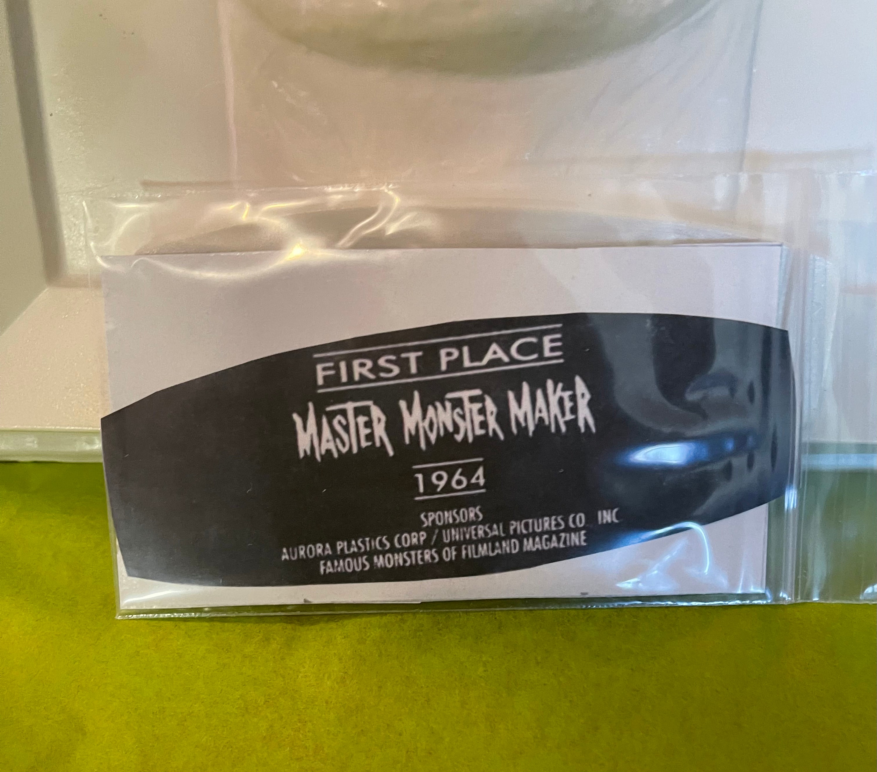 Aurora Master Monster Maker Model Plaque Inspired 12"5x10" Repro Solid ...