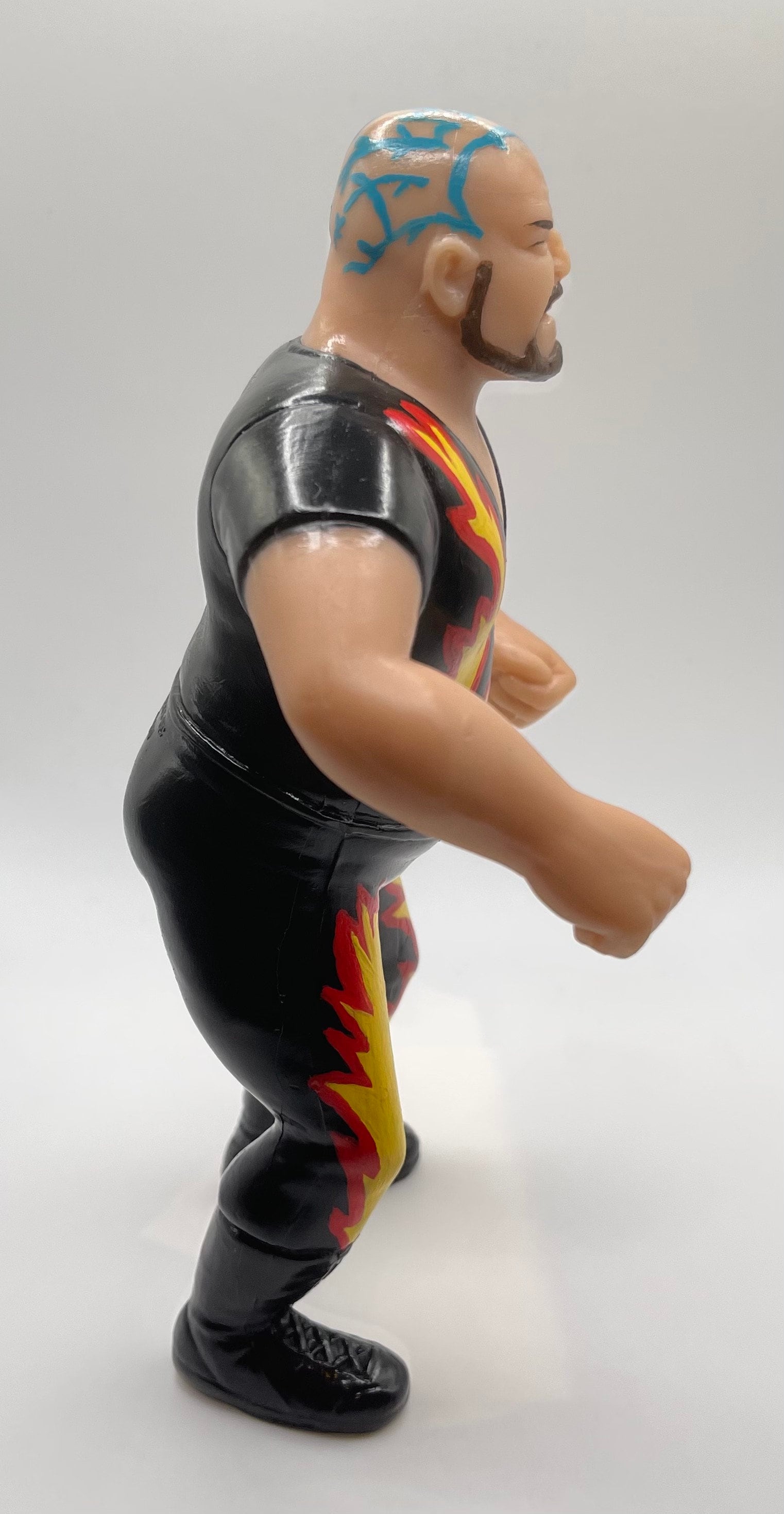 Bam Bam Bigelow WWF LJN Inspired XOX Custom Rubber Type Full | Etsy