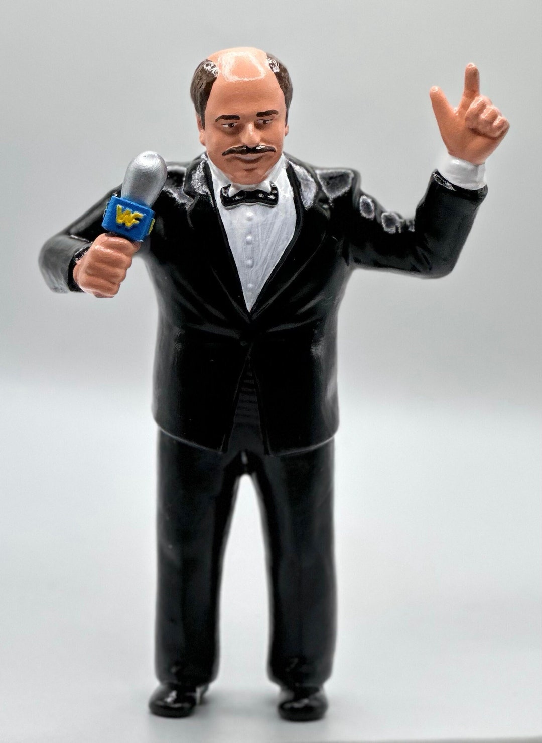 Howard Finkel WWF Announcer LJN Inspired XOX Custom Rubber Type Full ...