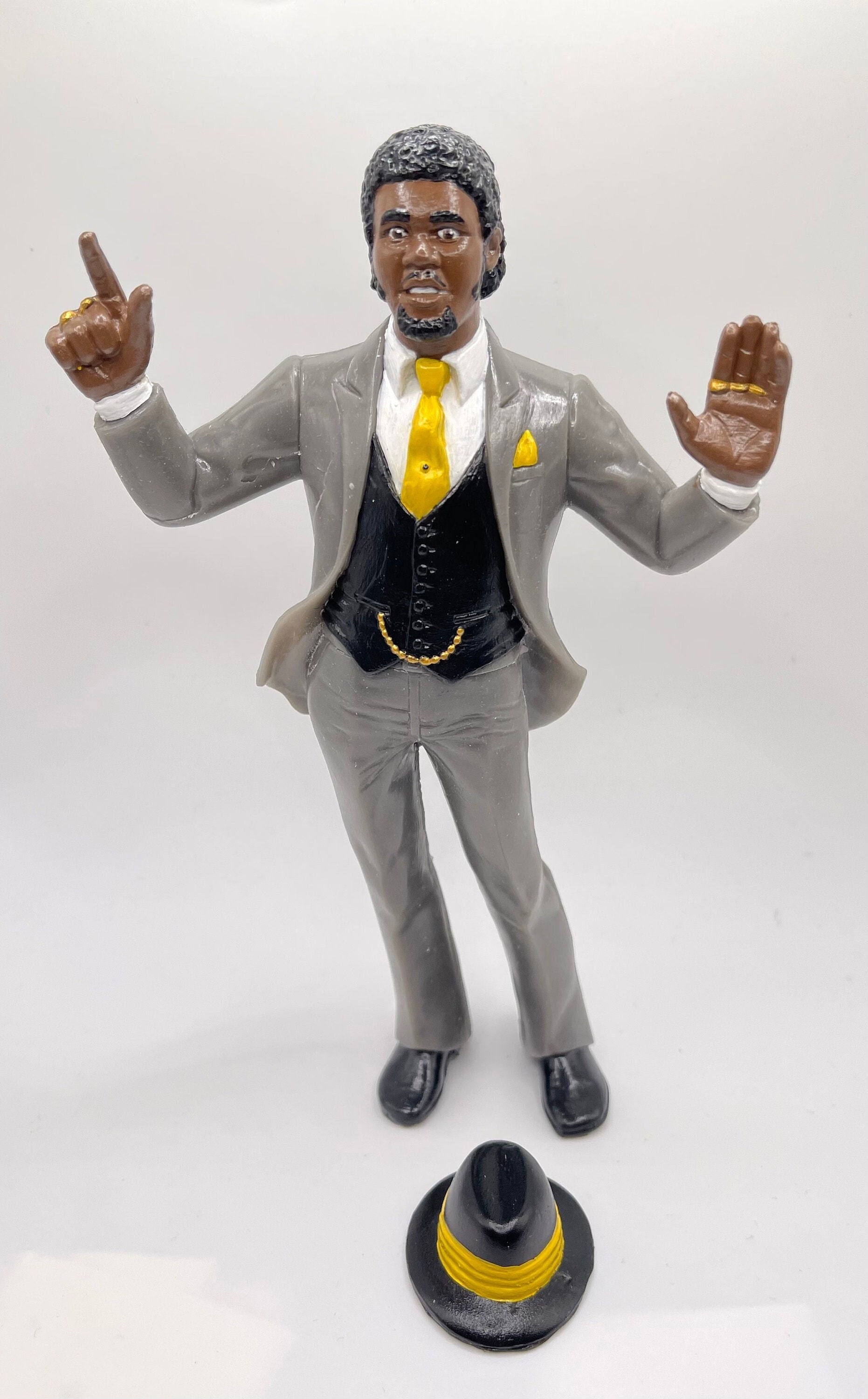 Slick With Hat WWF LJN Inspired XOX Custom Rubber Type Full | Etsy