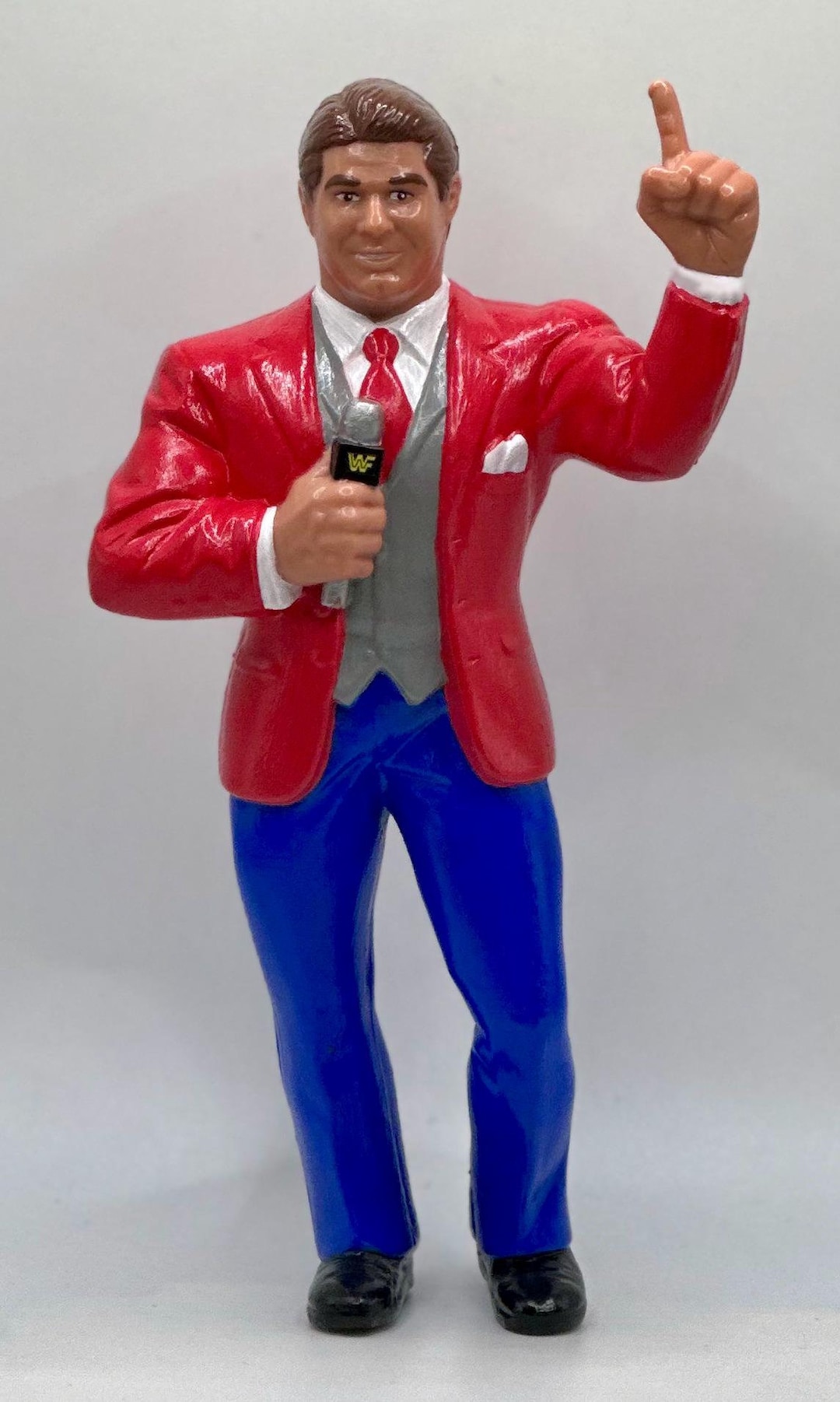 Vince Mcmahon WWF LJN Inspired XOX Custom Rubber Type Full Size 8 ...