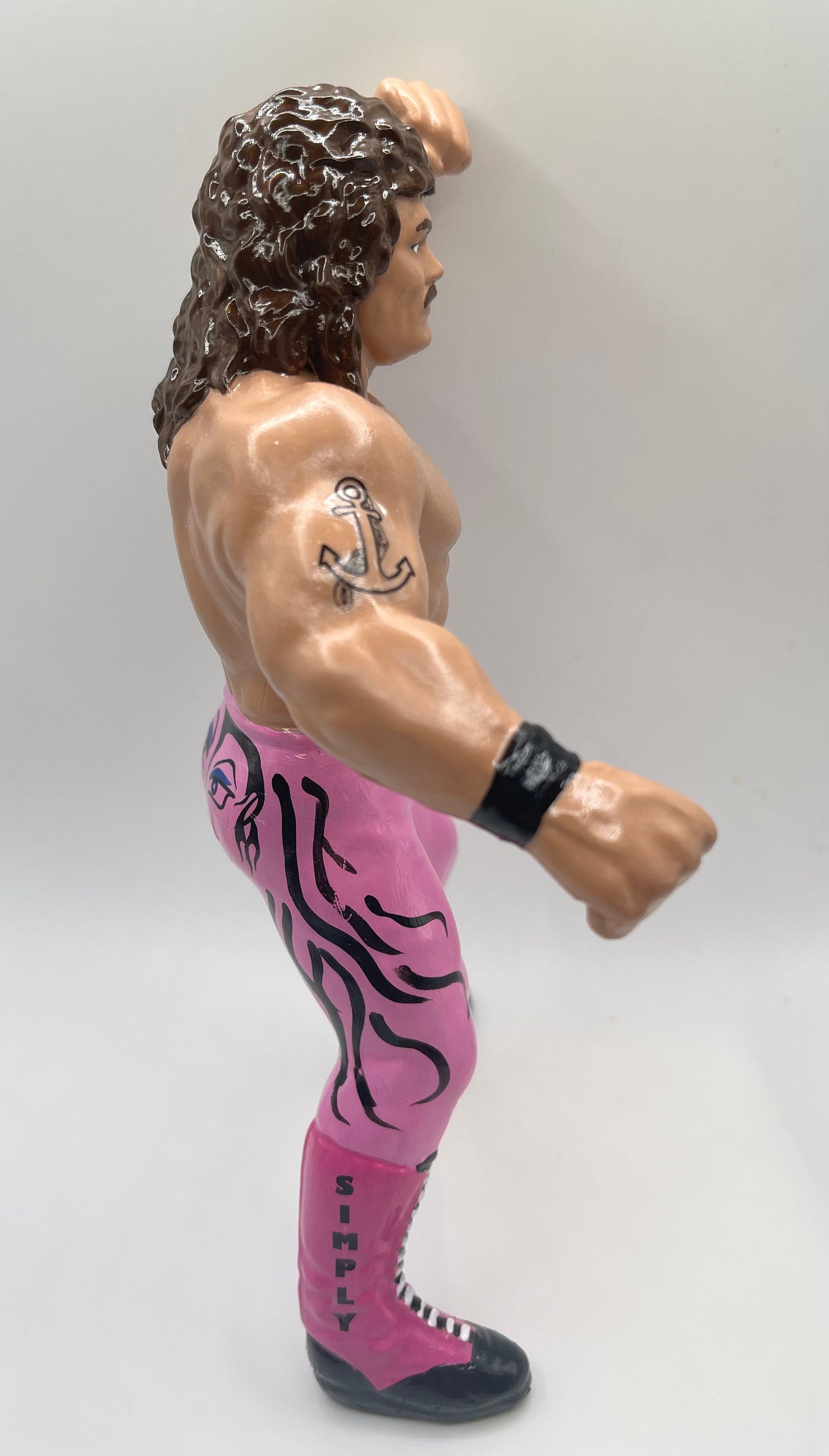 Rick Rude V2 WWF LJN Inspired XOX Custom Rubber Type Full - Etsy