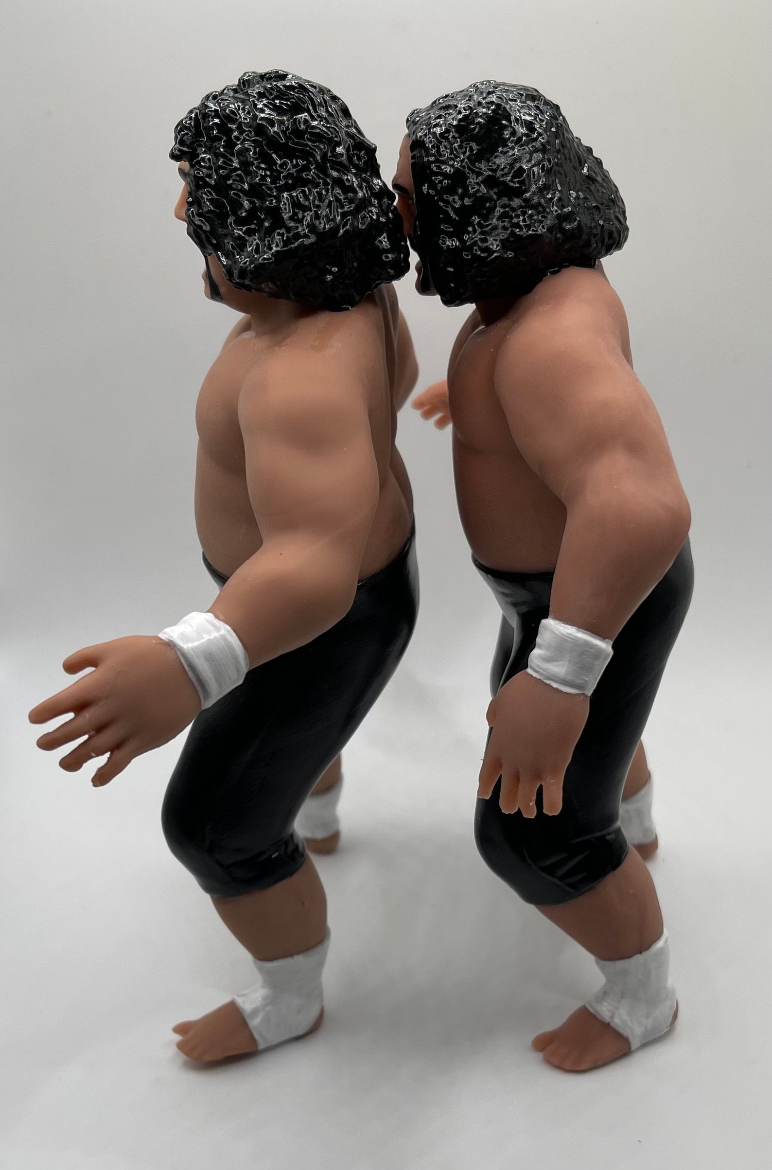 The Wild Samoans Afa & Sika WWF Ljn Inspired XOX Custom Rubber Full ...