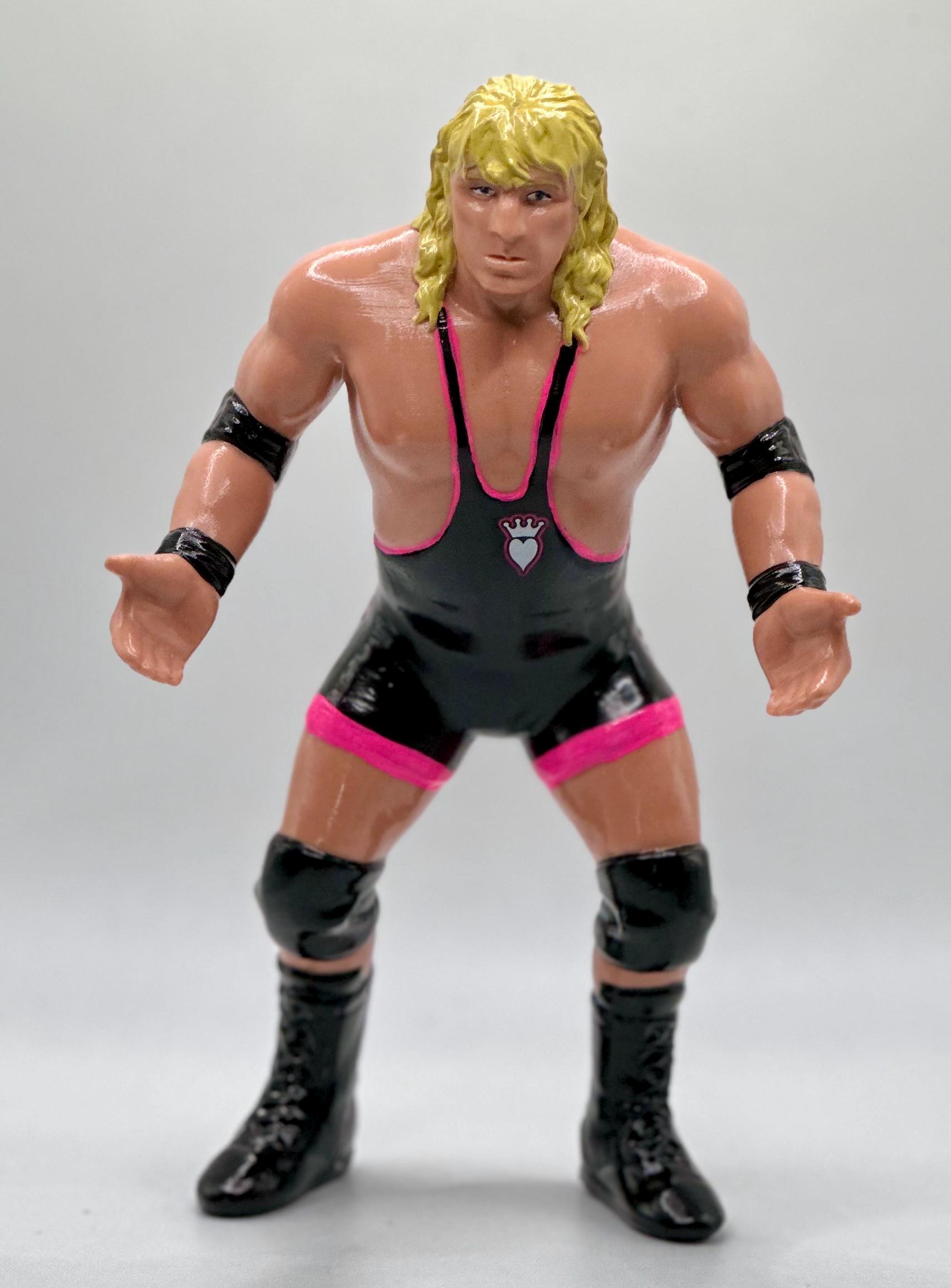 Owen Hart WWF LJN Inspired XOX Custom Rubber Type Full Size 8" Figure ...