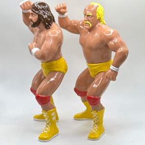 The Mega Powers Savage & Hogan WWF Ljn Inspired XOX Custom Rubber Full ...