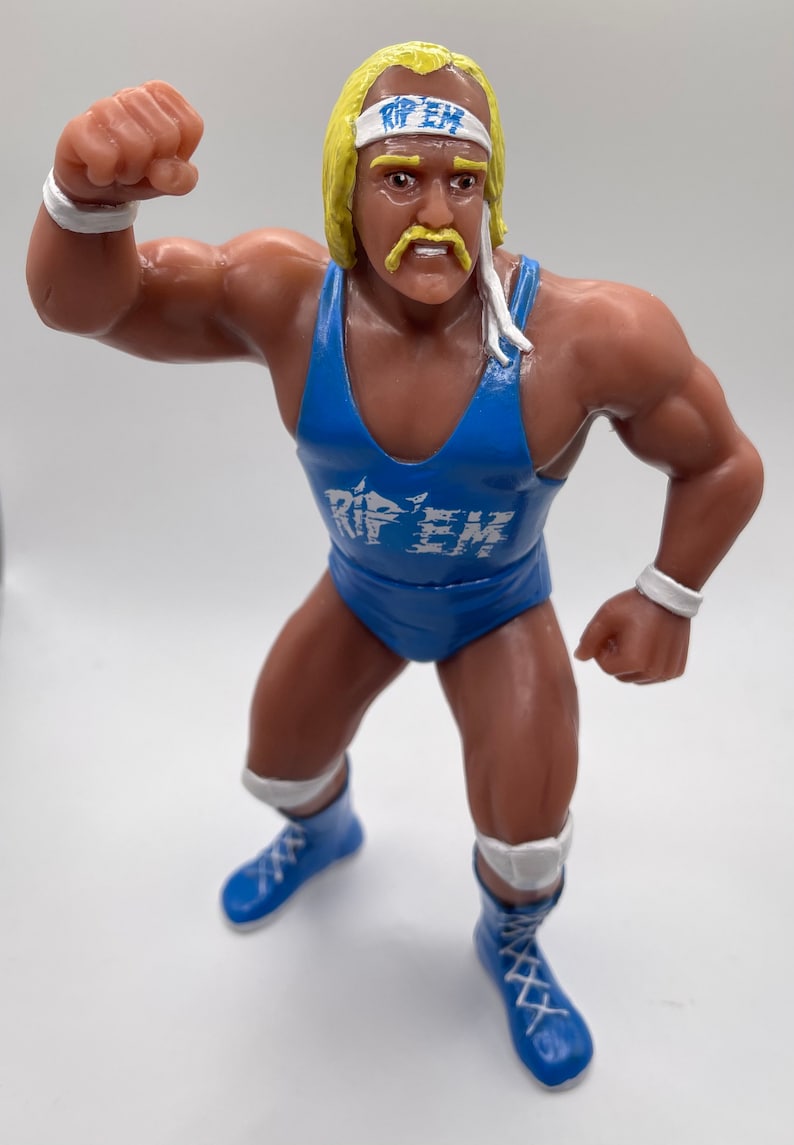 Hulk Hogan Rip'em WWF LJN Inspired XOX Custom Rubber Type - Etsy