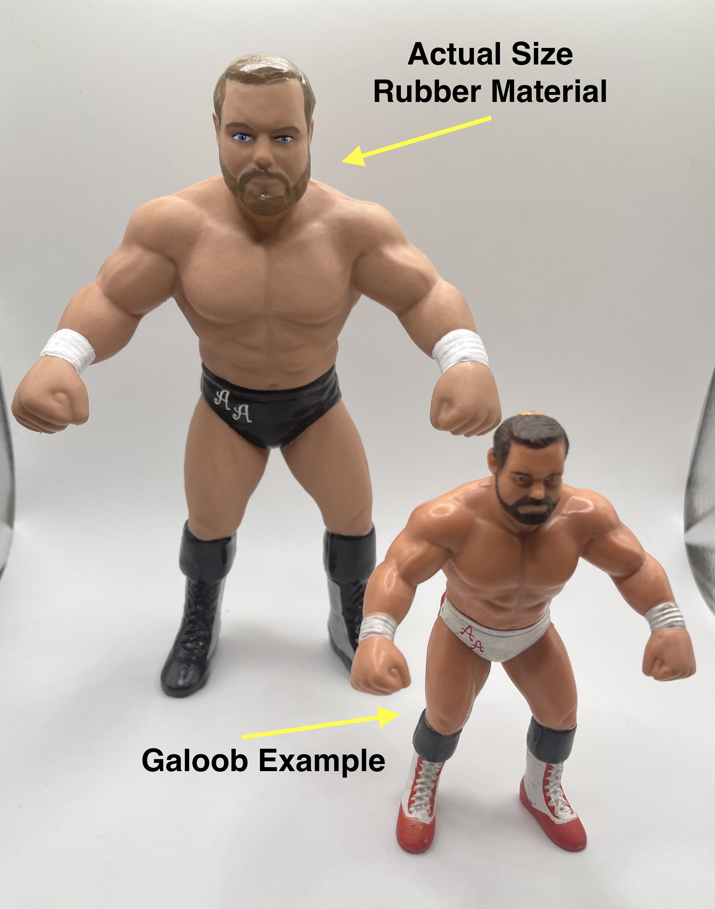 Arn Anderson WWF LJN Inspired XOX Custom Rubber Type Full Size 8 ...