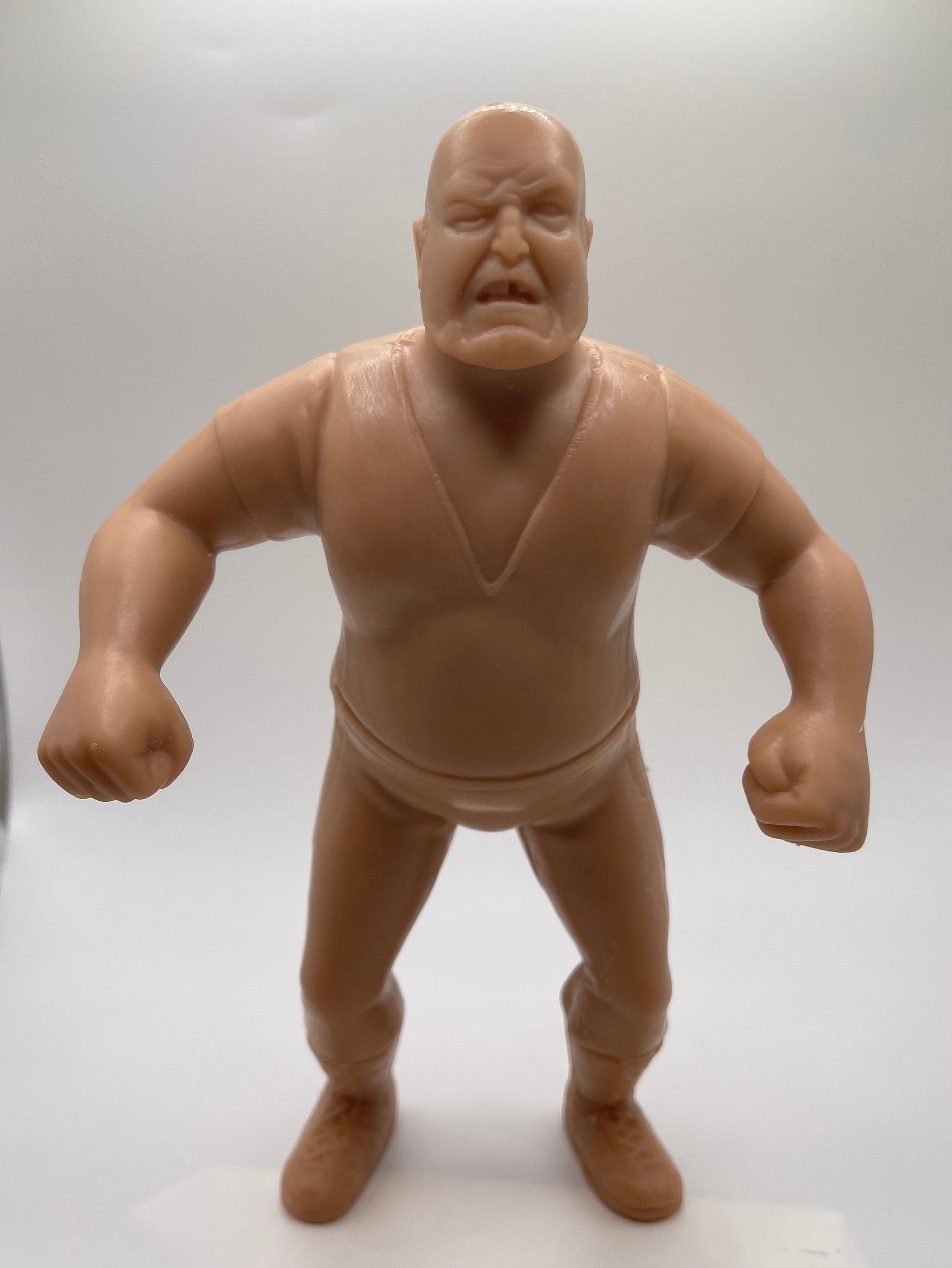 Bam Bam Bigelow WWF LJN Inspired XOX Custom Rubber Type Full | Etsy