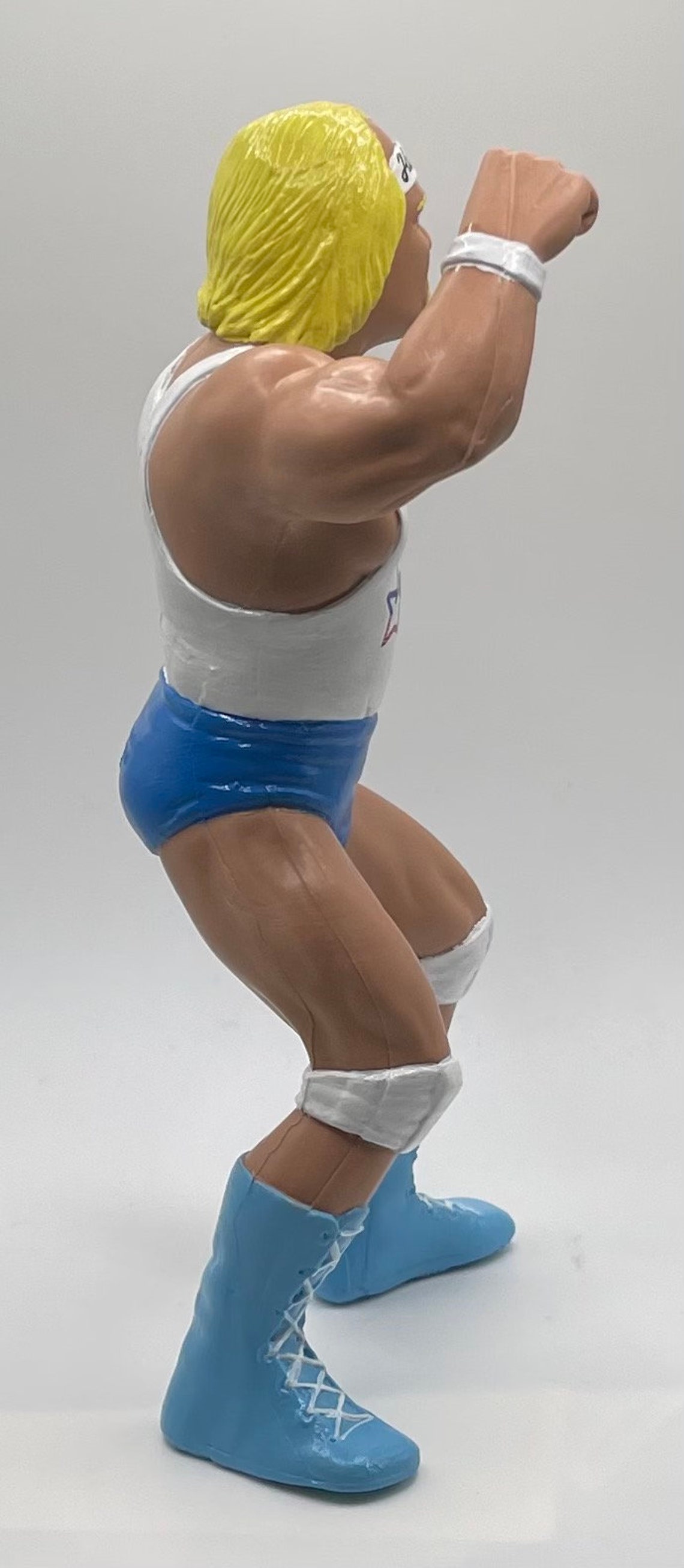 Hulk Hogan American Made WWF LJN Inspired XOX Custom Rubber Type Full ...
