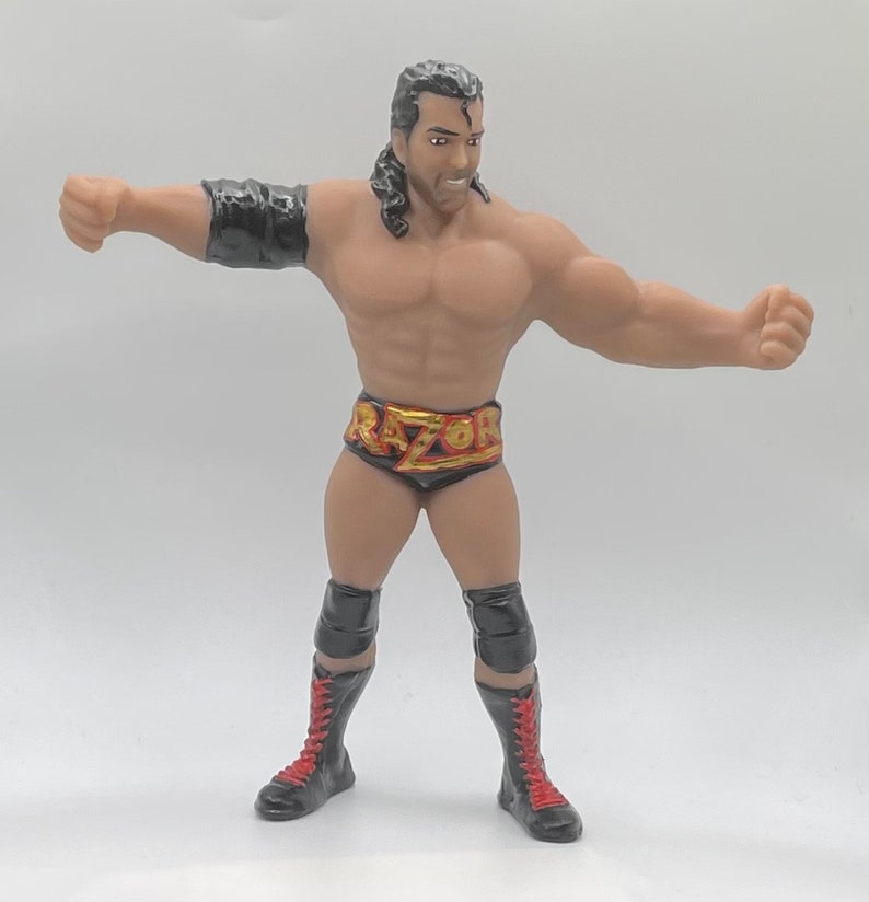 Razor Ramon Scott Hall WWF LJN Inspired XOX Custom Rubber Type - Etsy