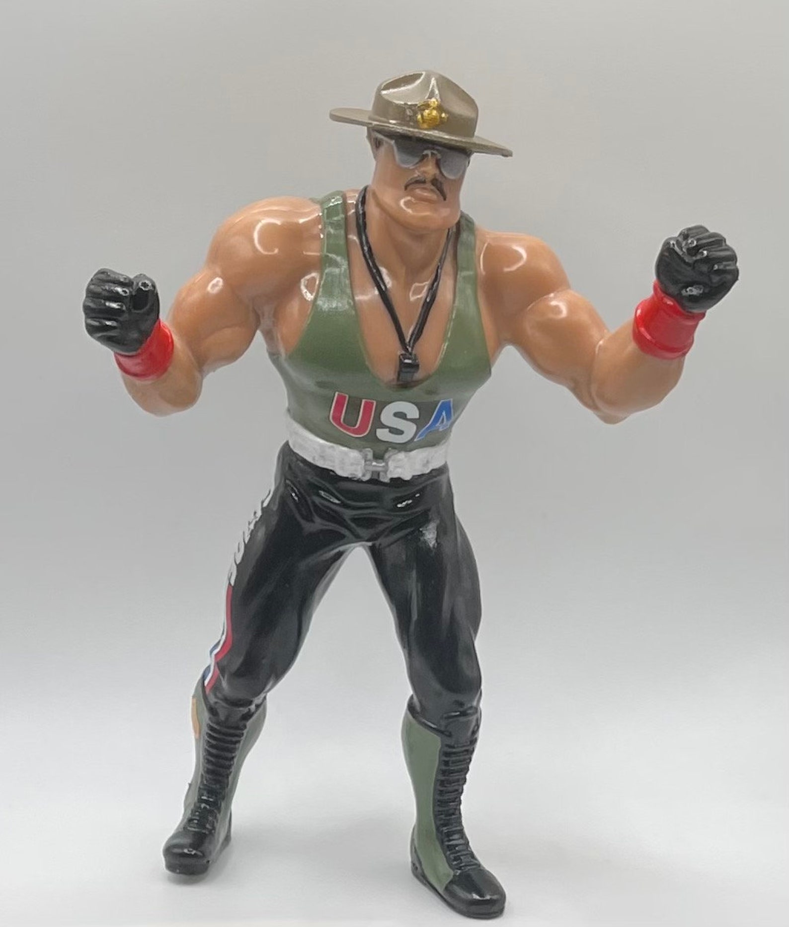 Sgt. Slaughter WWF LJN Inspired XOX Custom Rubber Type Full - Etsy