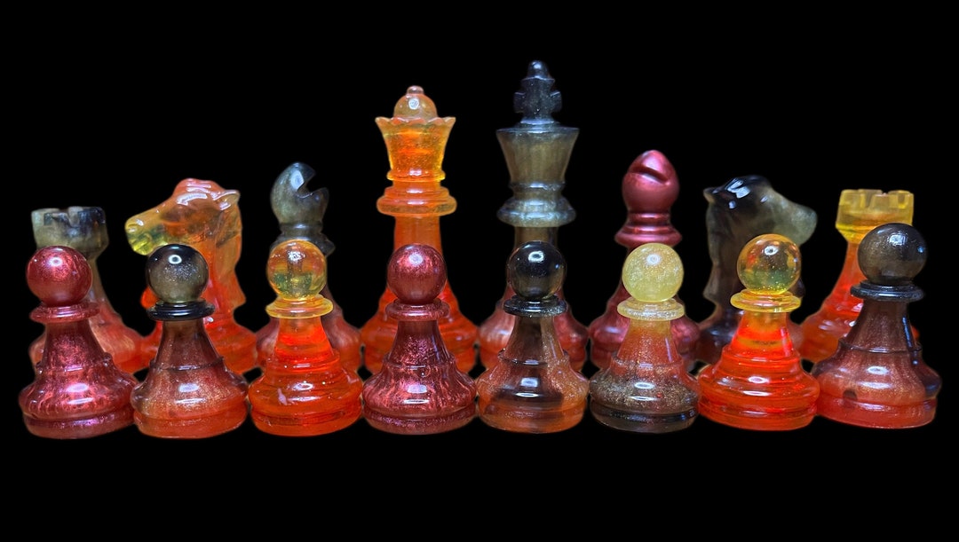 Fire Chess Pieces - Etsy