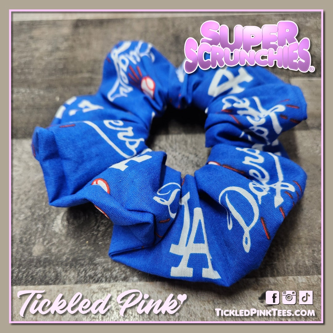 LA Dodgers Baseball - Super Scrunchie / Large Hair Tie - Etsy