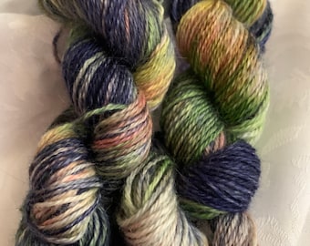 Hand Dyed Alpaca Yarn in Silver Sport Wt 250 Yds - Etsy