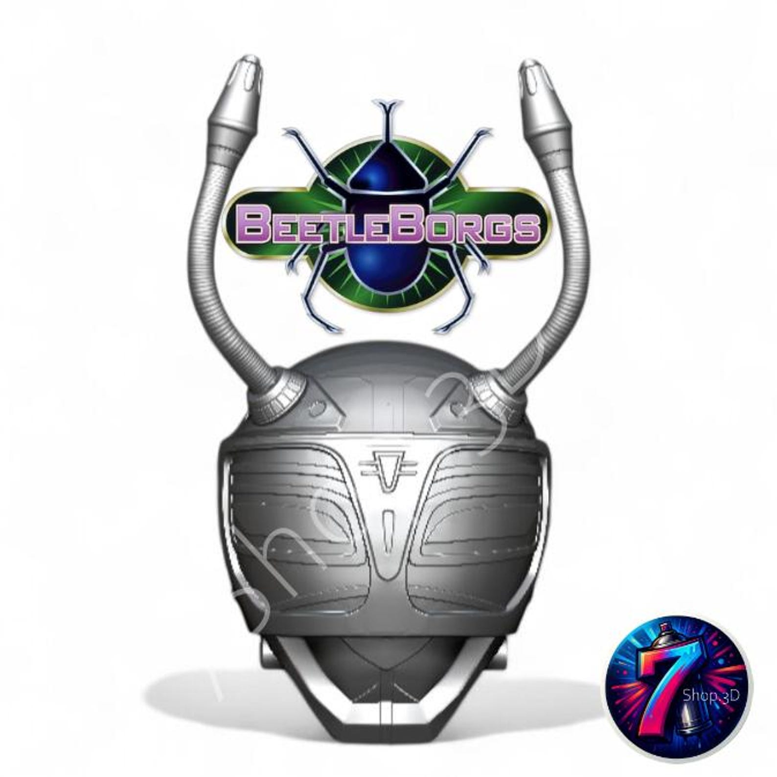 Beetleborgs Shadowborg Helmet Stl File. - Etsy