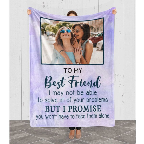Custom Best Friend Photo Blanket - Etsy