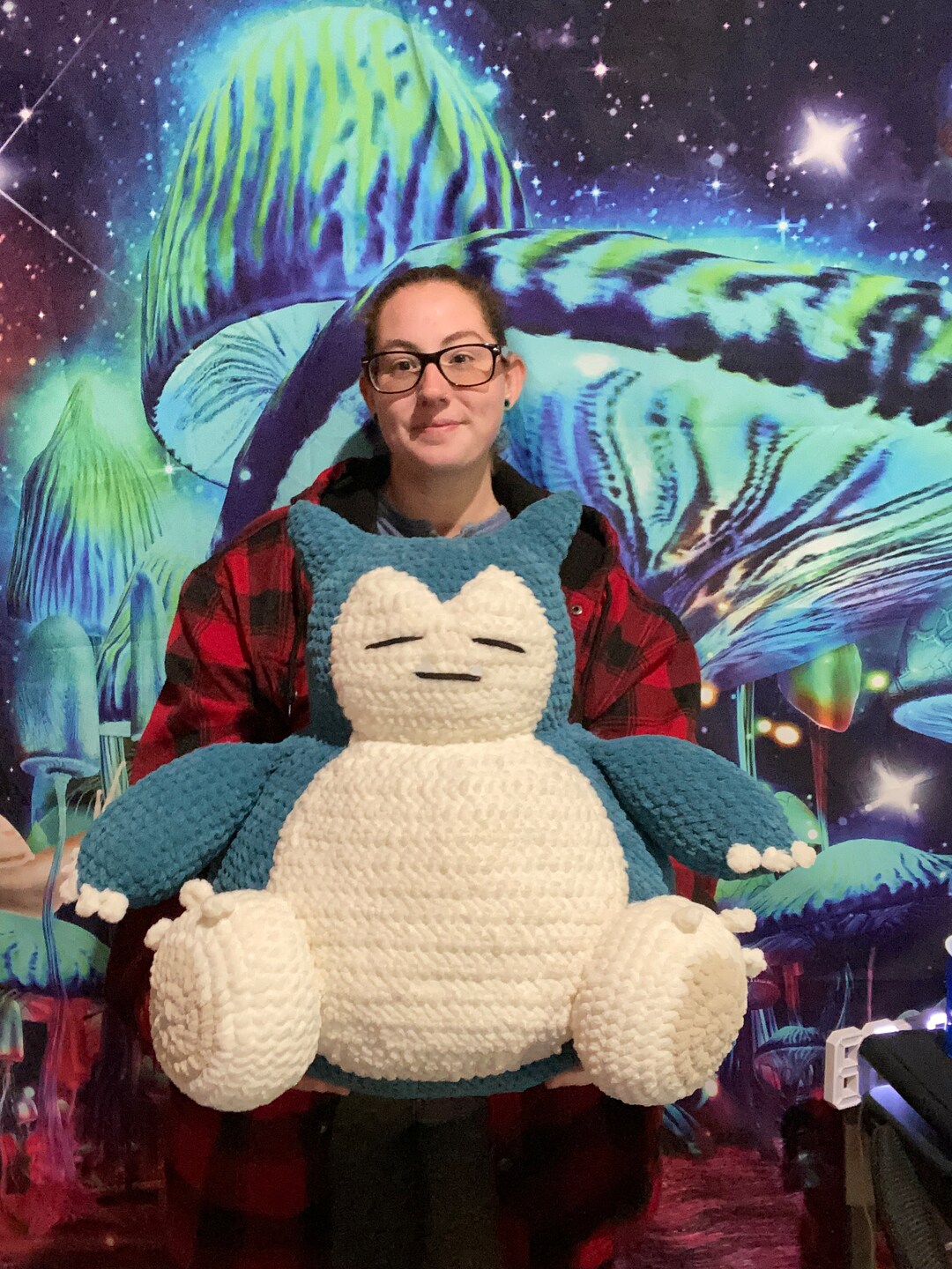 Snorlax Inspired Jumbo Plushie - Etsy